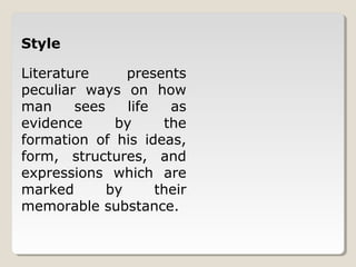 Literature and Literary Standards | PPT