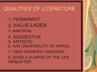 Literature | PPT