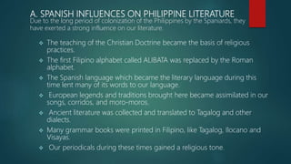 compilation of pre hispanic and hispanic texts | PPTX