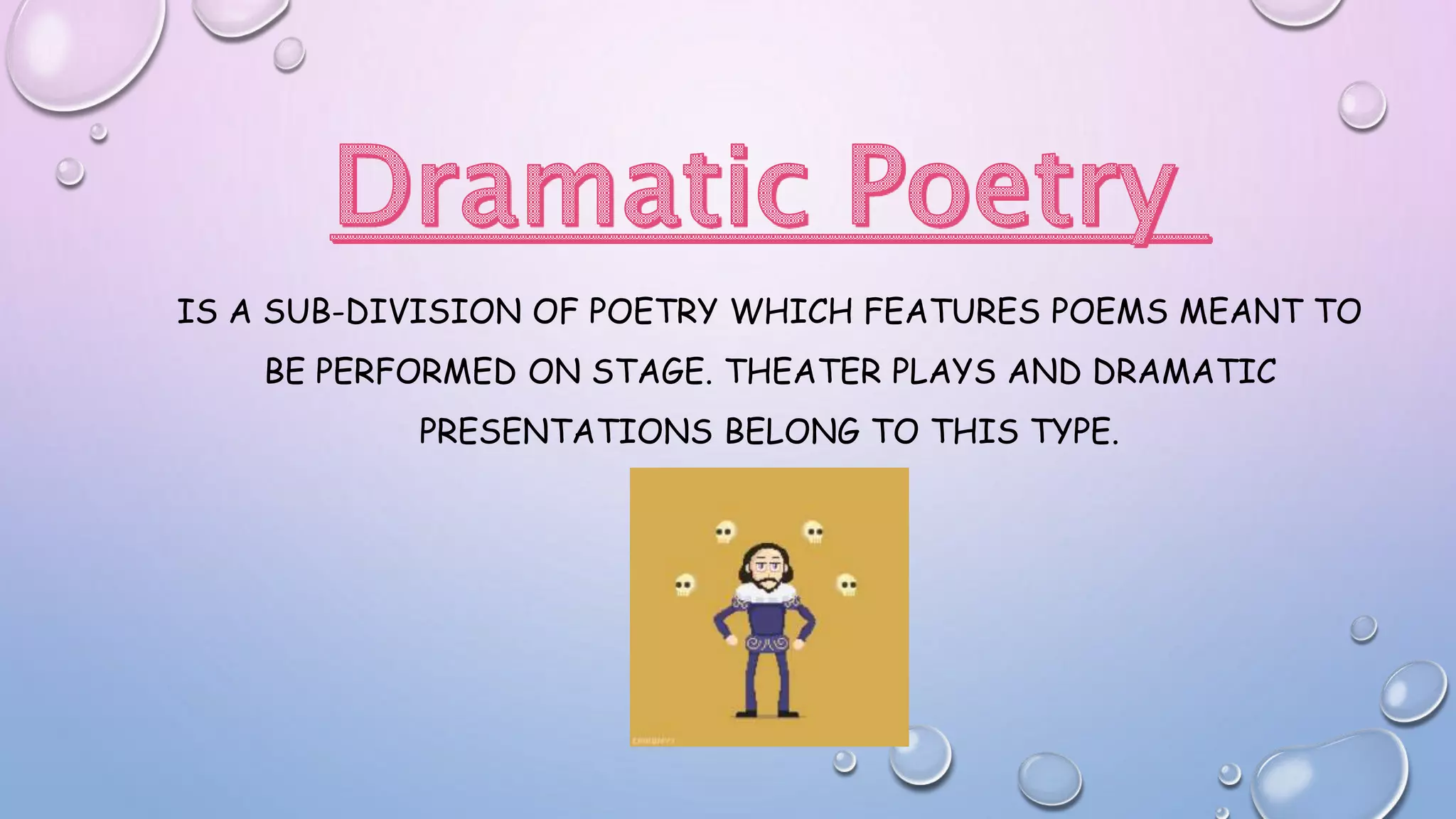 (Parts of Literature) | PPTX | Poetry | Books and Literature