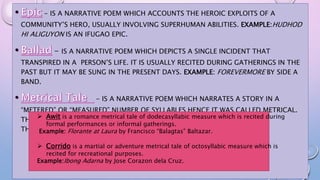 (Parts of Literature) | PPTX | Poetry | Books and Literature