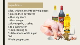 Chicken Adobo | PPTX