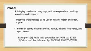 What is literature? What are the types of literature? | PPTX