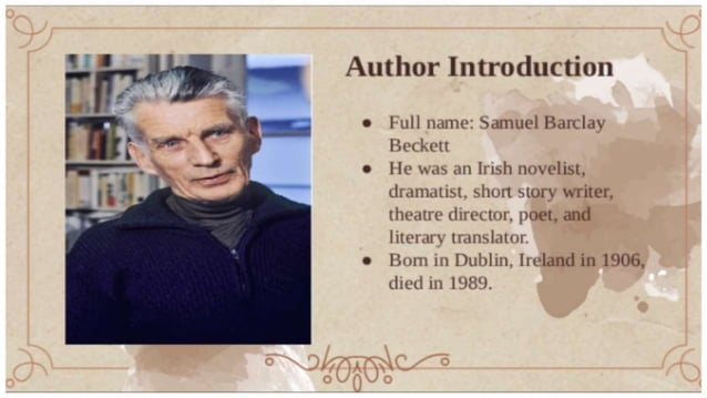 A comprehensive presentation on Samuel Becketts waiting for godot | PPT
