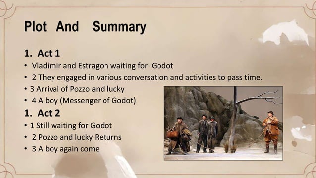 A comprehensive presentation on Samuel Becketts waiting for godot | PPT
