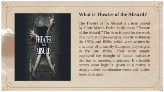 A comprehensive presentation on Samuel Becketts waiting for godot | PPT