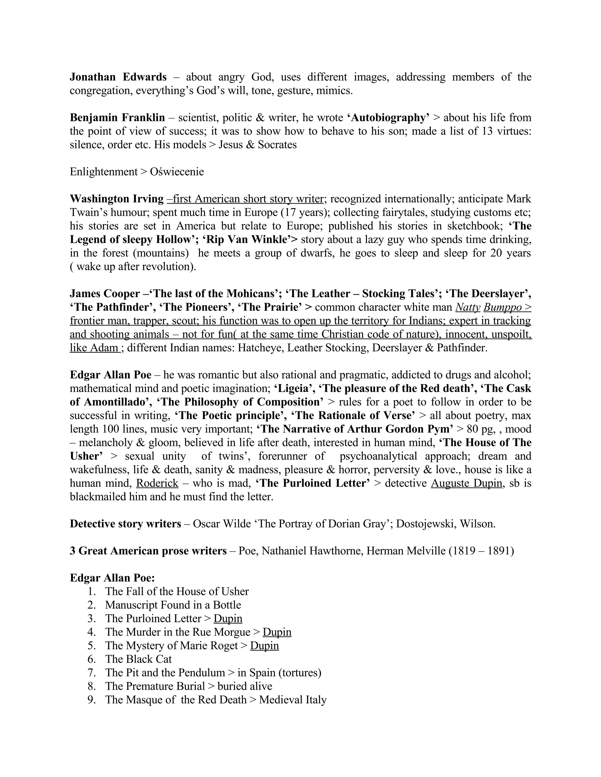 Literature American | PDF