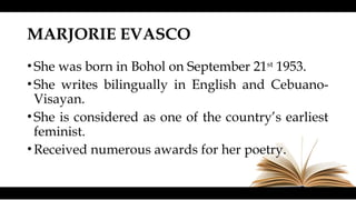 Value the Contributions of Local Writers to the Development of Regional Literary Traditions | PPTX
