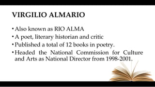 CANONICAL FILIPINO AUTHORS - 21st Century Literature | PPTX