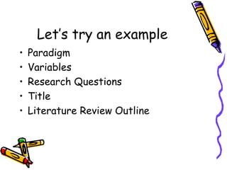 Literature Review | PPT