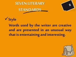 Literature and its Standards | PPTX