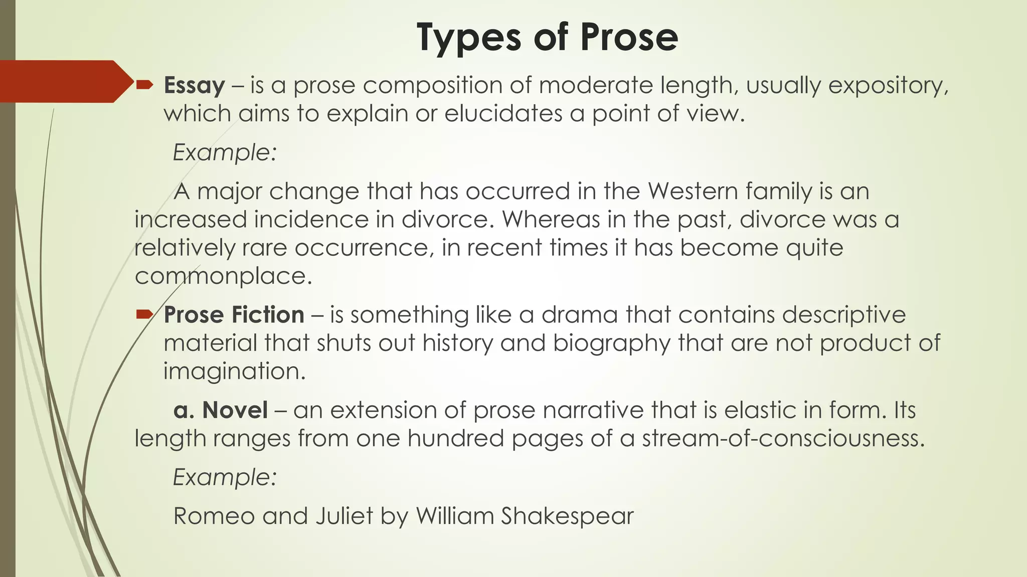 Literature and its types | PPTX