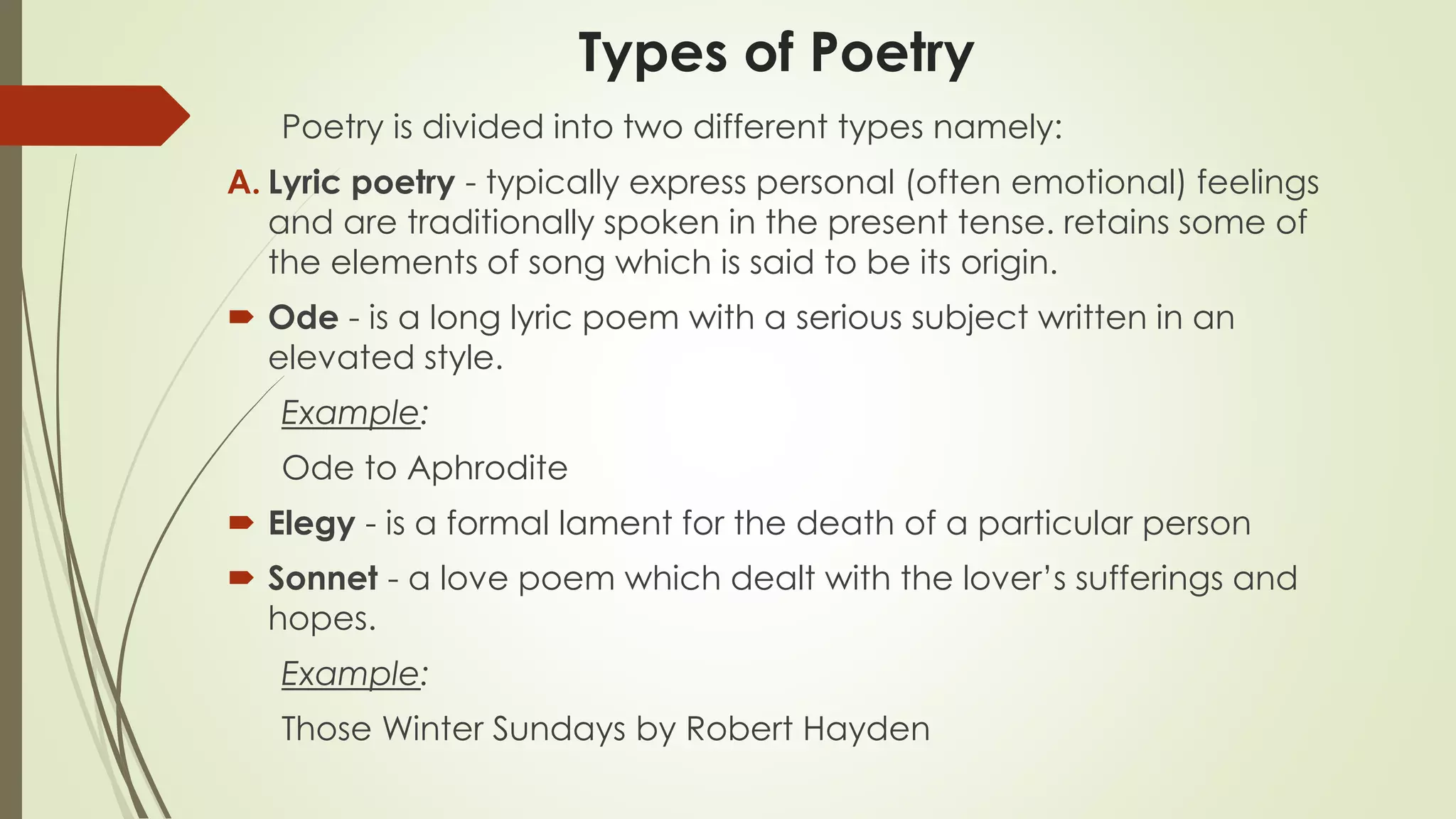 Literature and its types | PPTX