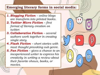 Literature and social media | PDF