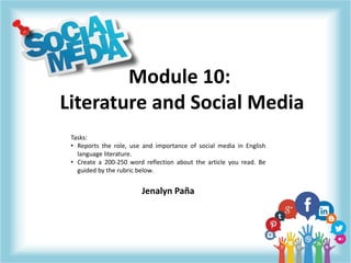 Literature and social media module 10-converted | PDF