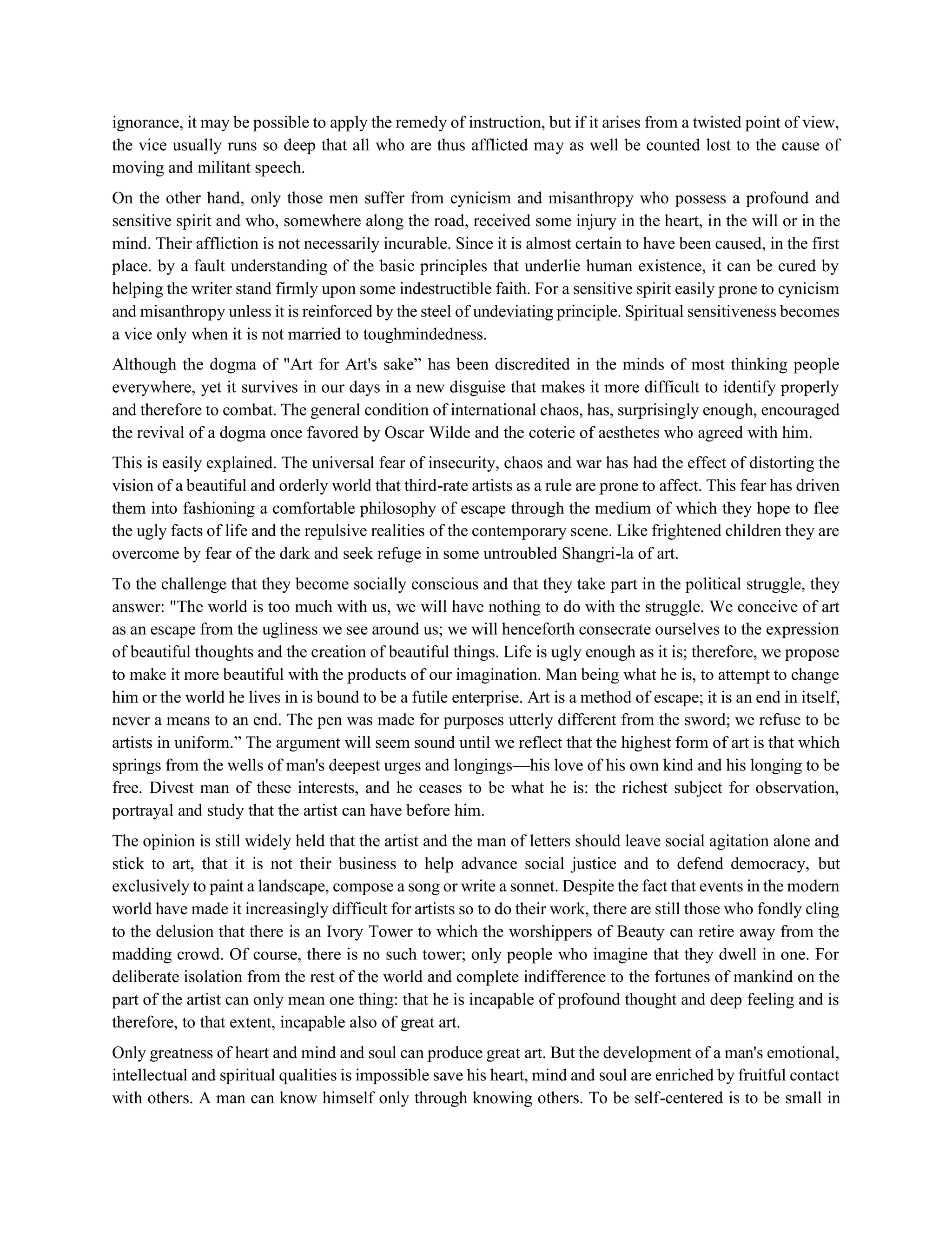 Literature and Society by Salvador Lopez | PDF