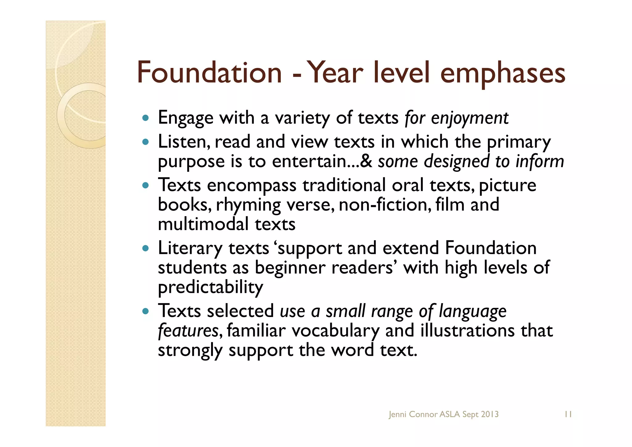 Literature and the Australian Curriculum | PDF