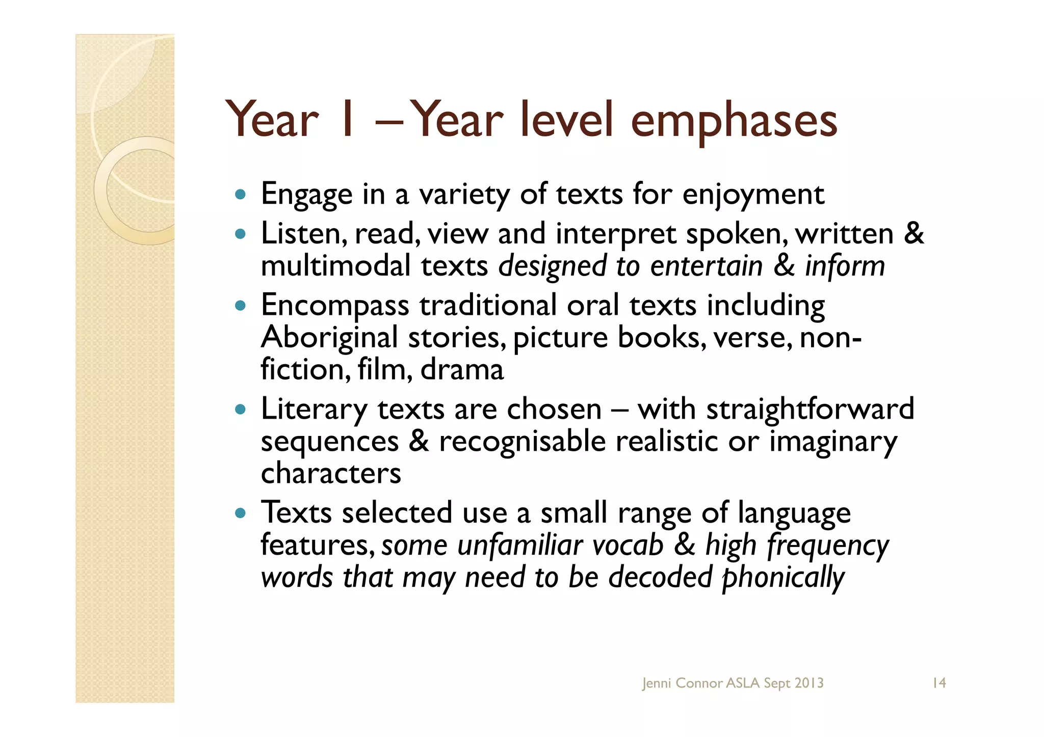 Literature and the Australian Curriculum | PDF