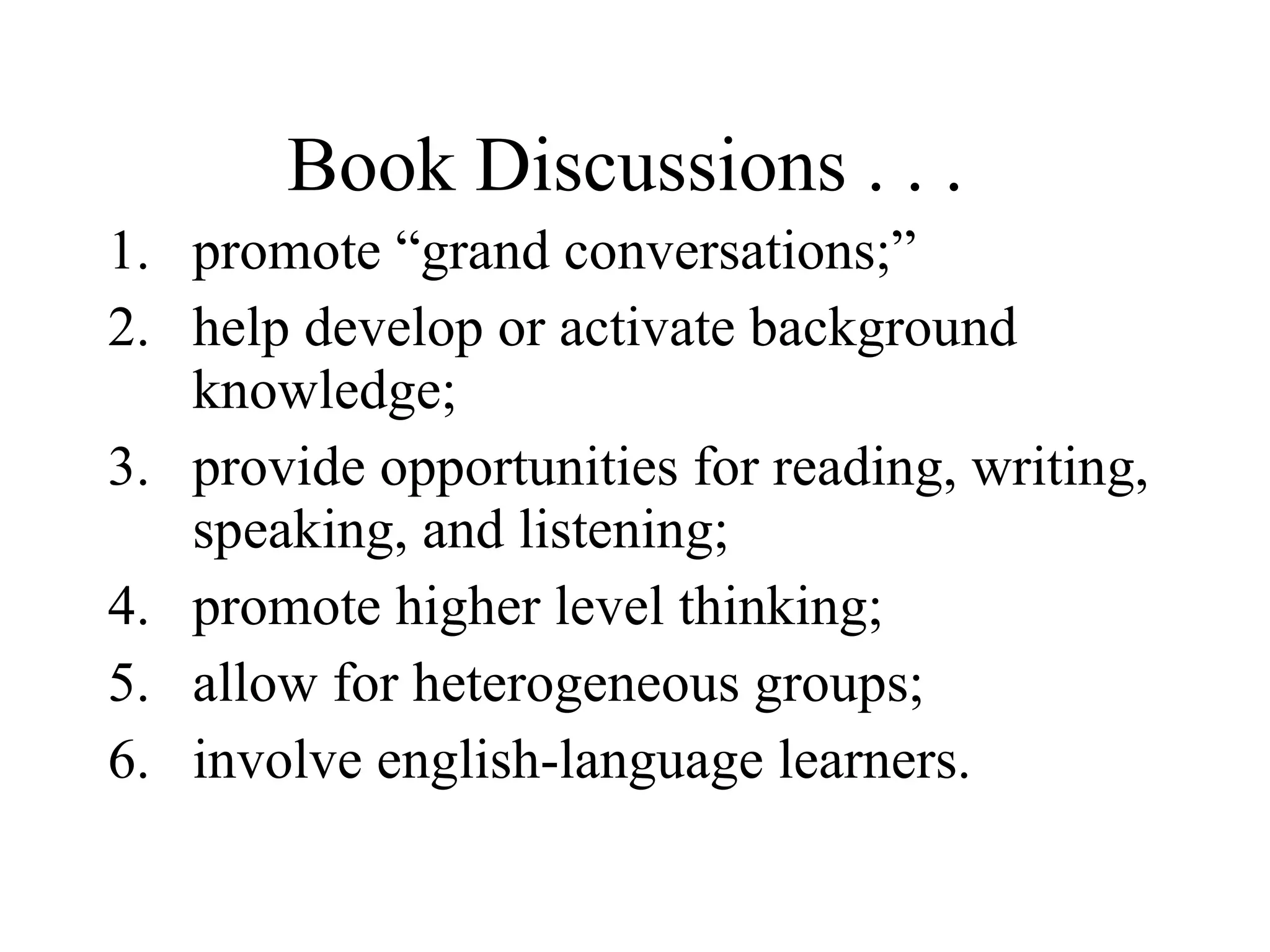 Literature Based Reading Activities | PPT