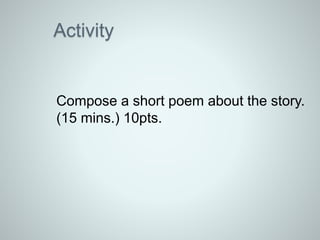 (Literature based lesson pre, during, and post reading) | PPTX