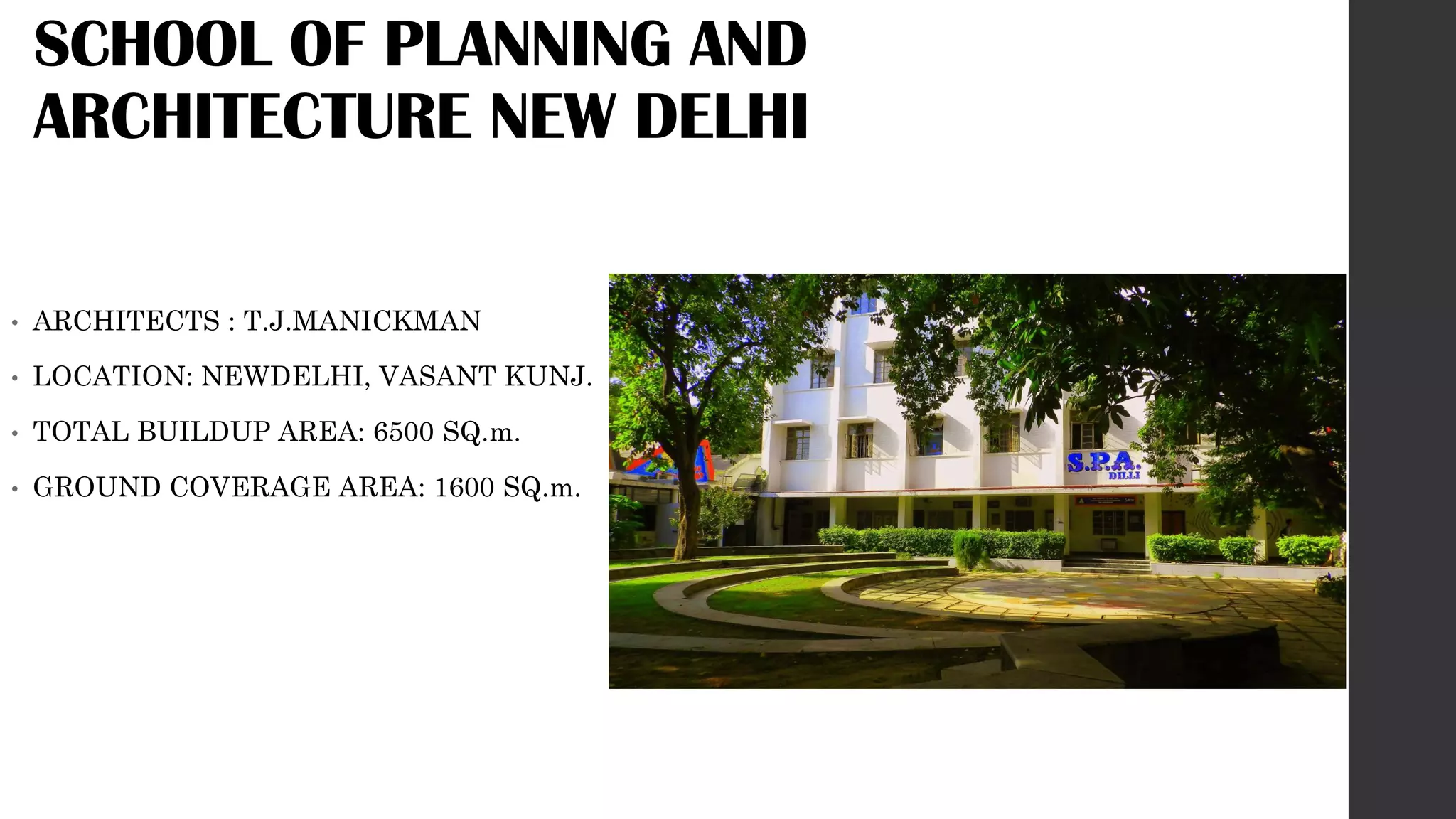 School of Planning & Architecture Vijayawada (SPA Vijayawada) and ...