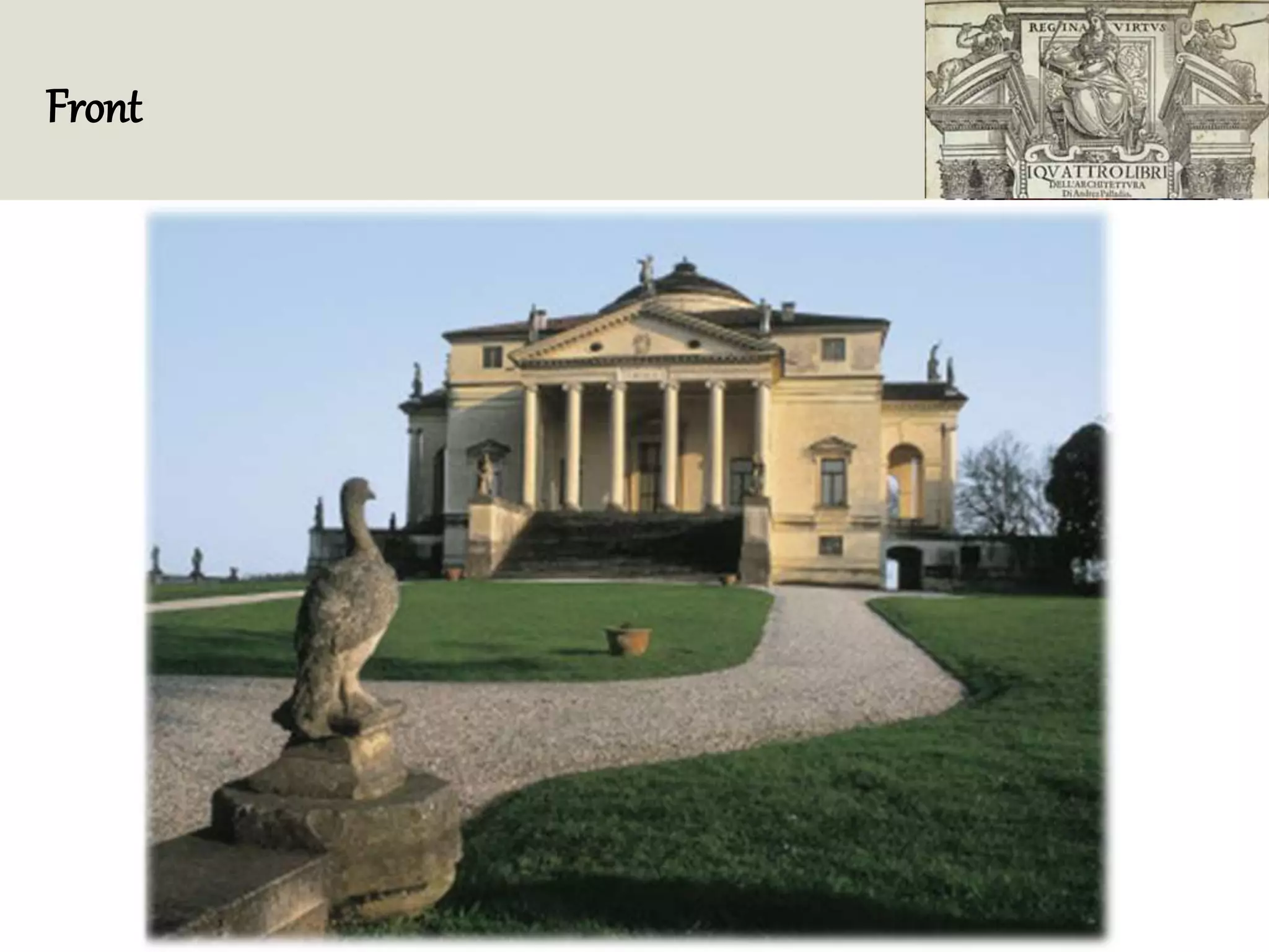 Literature case study - Villa la Rotunda | PPSX