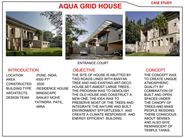 LITERATURE REVIEW AND CASE STUDY FOR RESIDENCE DESIGN | PDF