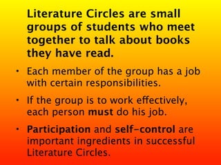 Literature circles | KEY
