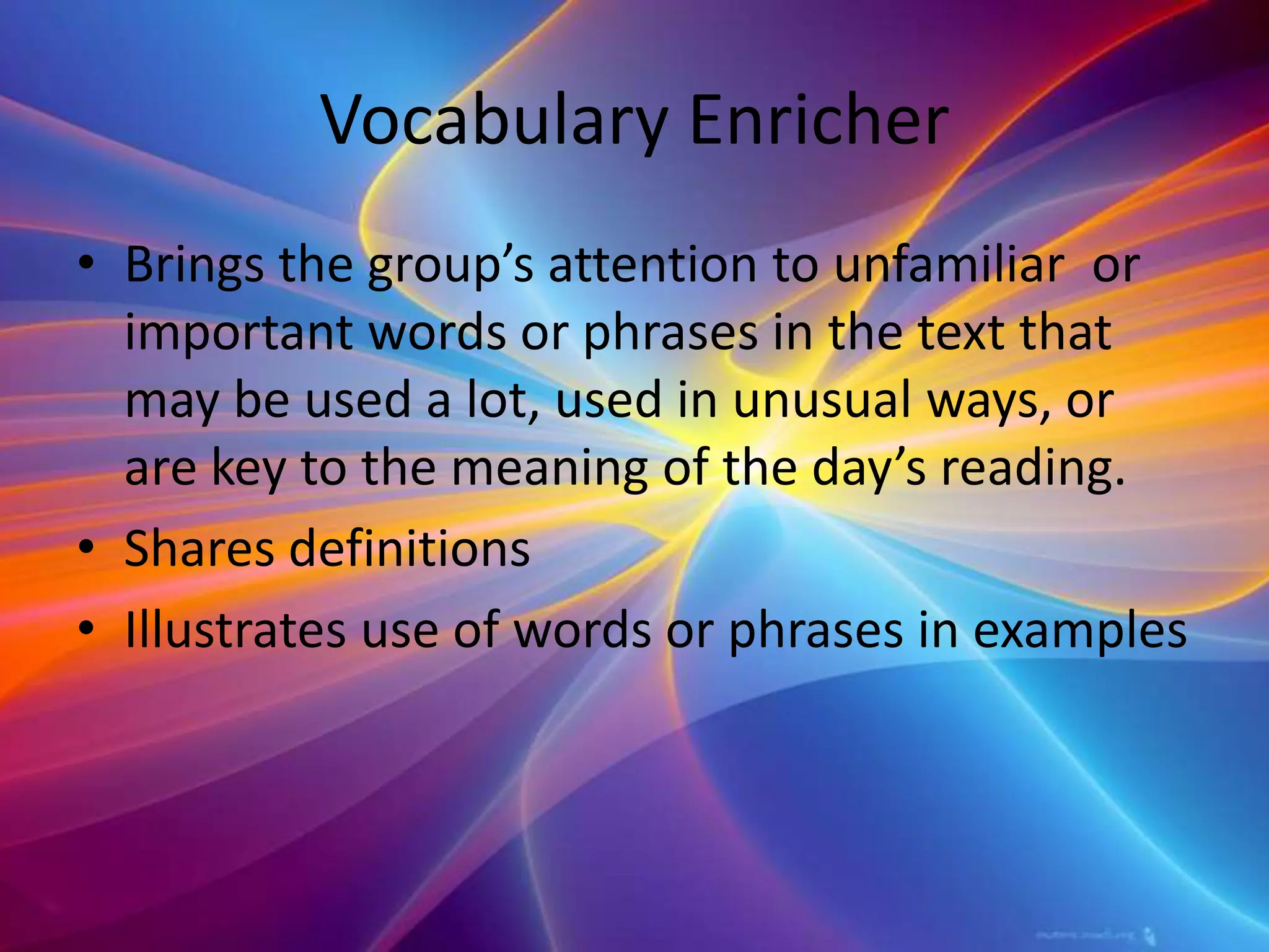 Literature Circles Cindy Cruz-Cabrera | PPTX