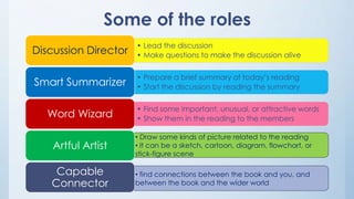 Literature Circles: An alternative way to use books in the classroom | PPT