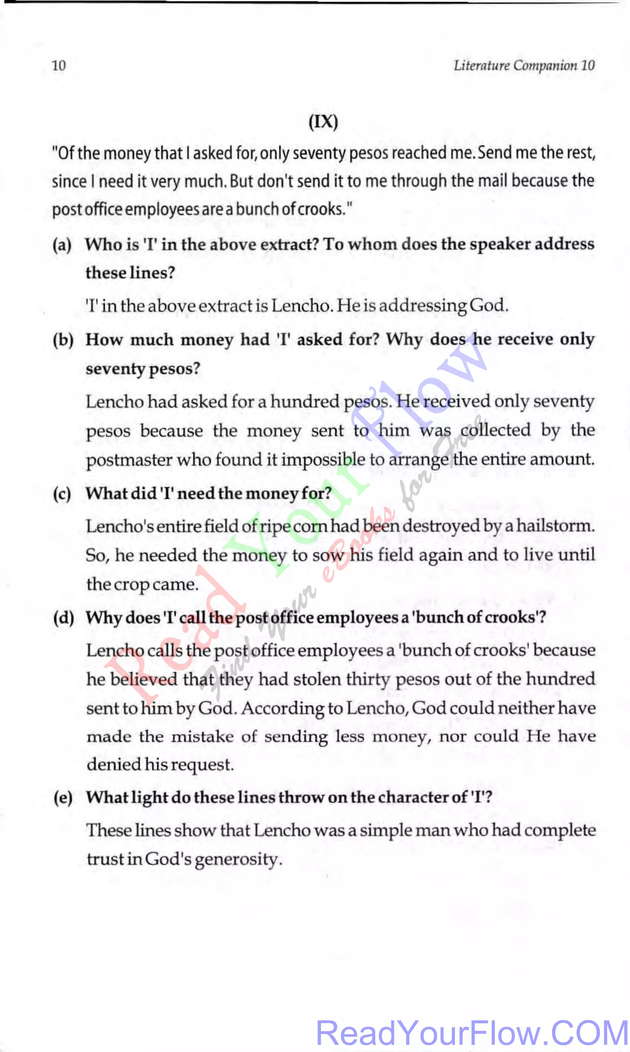 Literature Companion FIRST FLIGHT Class 10 | PDF | Air Travel | Travel Type