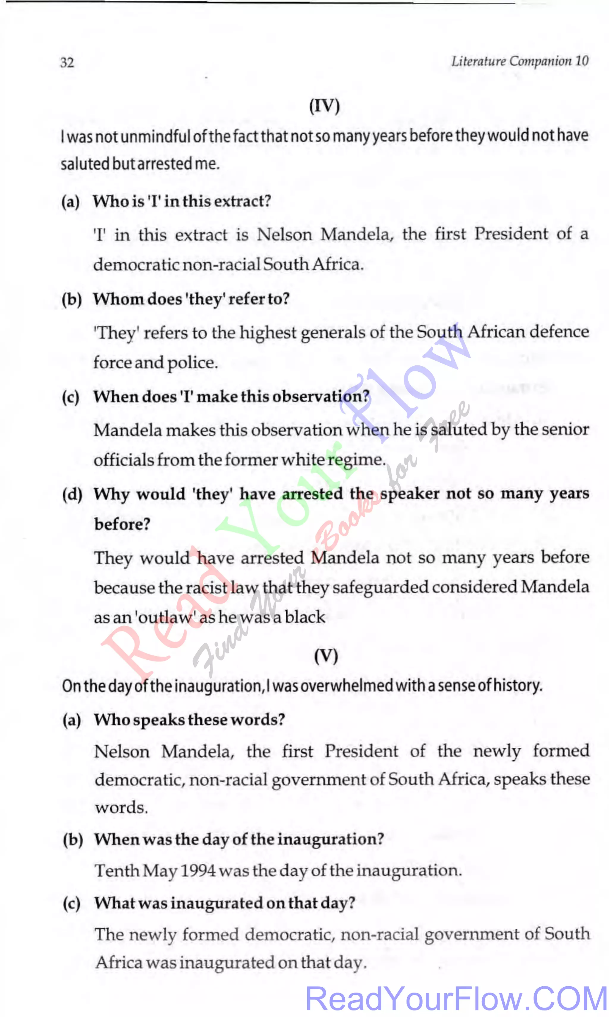 Literature Companion FIRST FLIGHT Class 10 | PDF