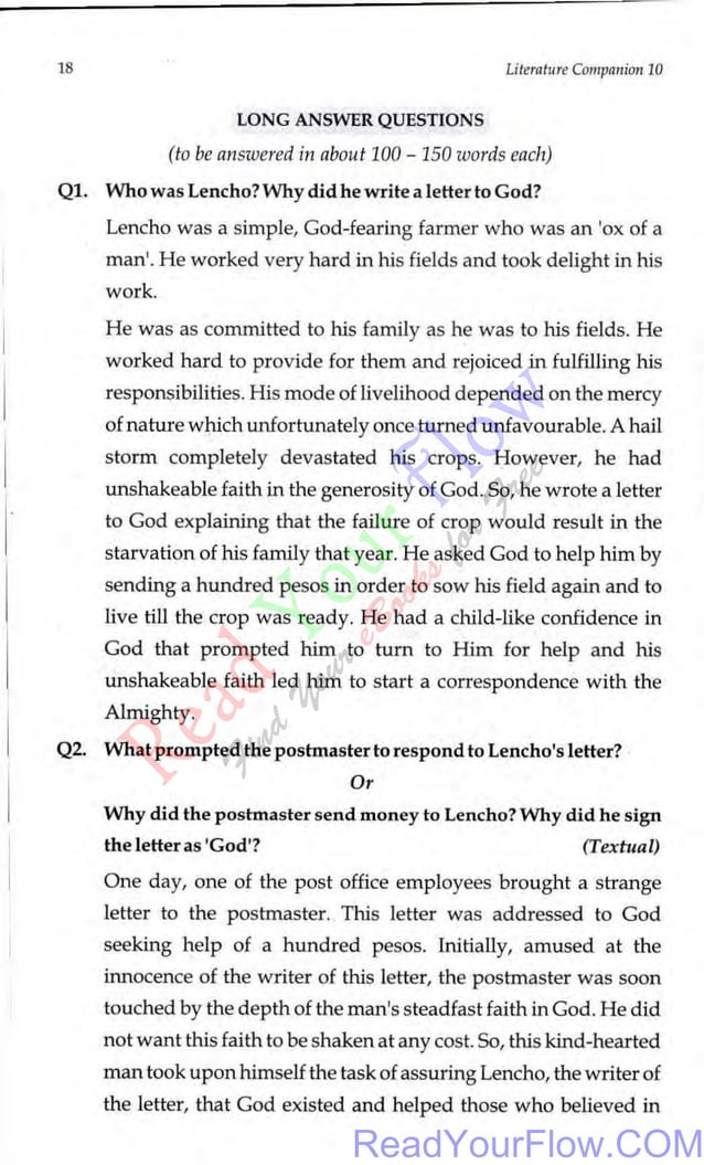 Literature Companion FIRST FLIGHT Class 10 | PDF | Air Travel | Travel Type