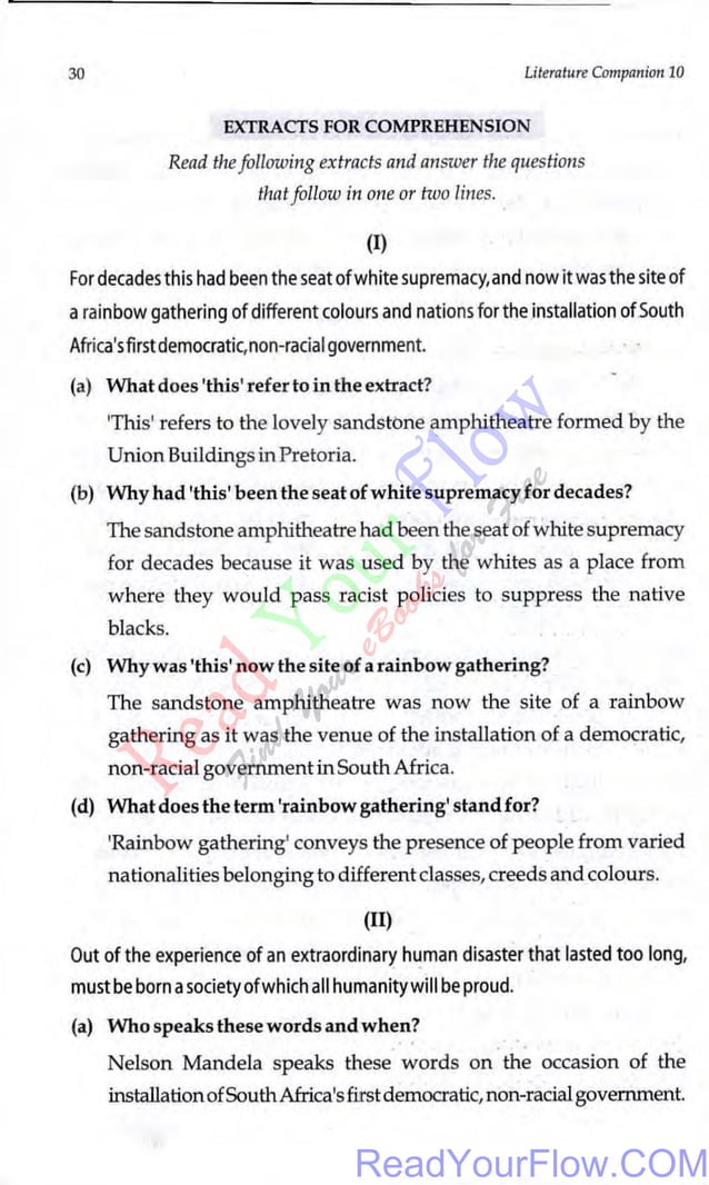 Literature Companion FIRST FLIGHT Class 10 | PDF | Air Travel | Travel Type