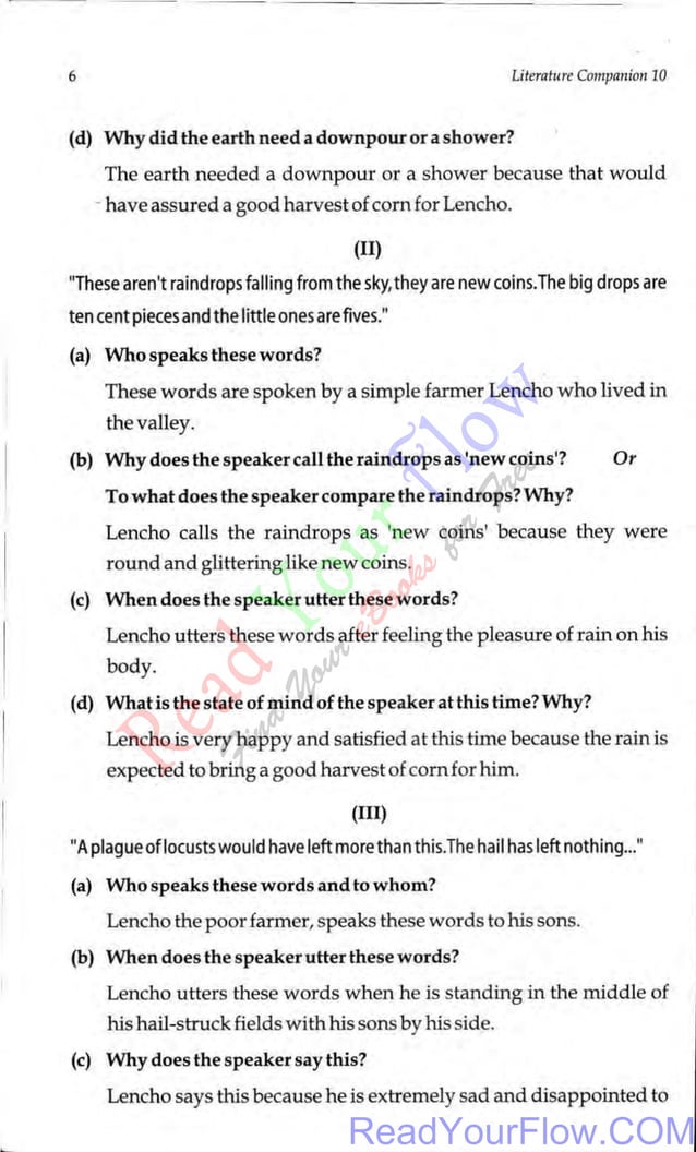 Literature Companion FIRST FLIGHT Class 10 | PDF | Air Travel | Travel Type