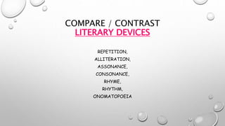 Literature compare contrast | PPT