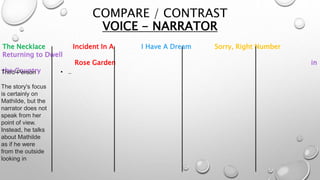Literature compare contrast | PPSX