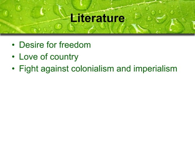 Literature during the american period | PPT