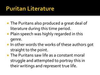 Literature during the American Revolution | PPTX