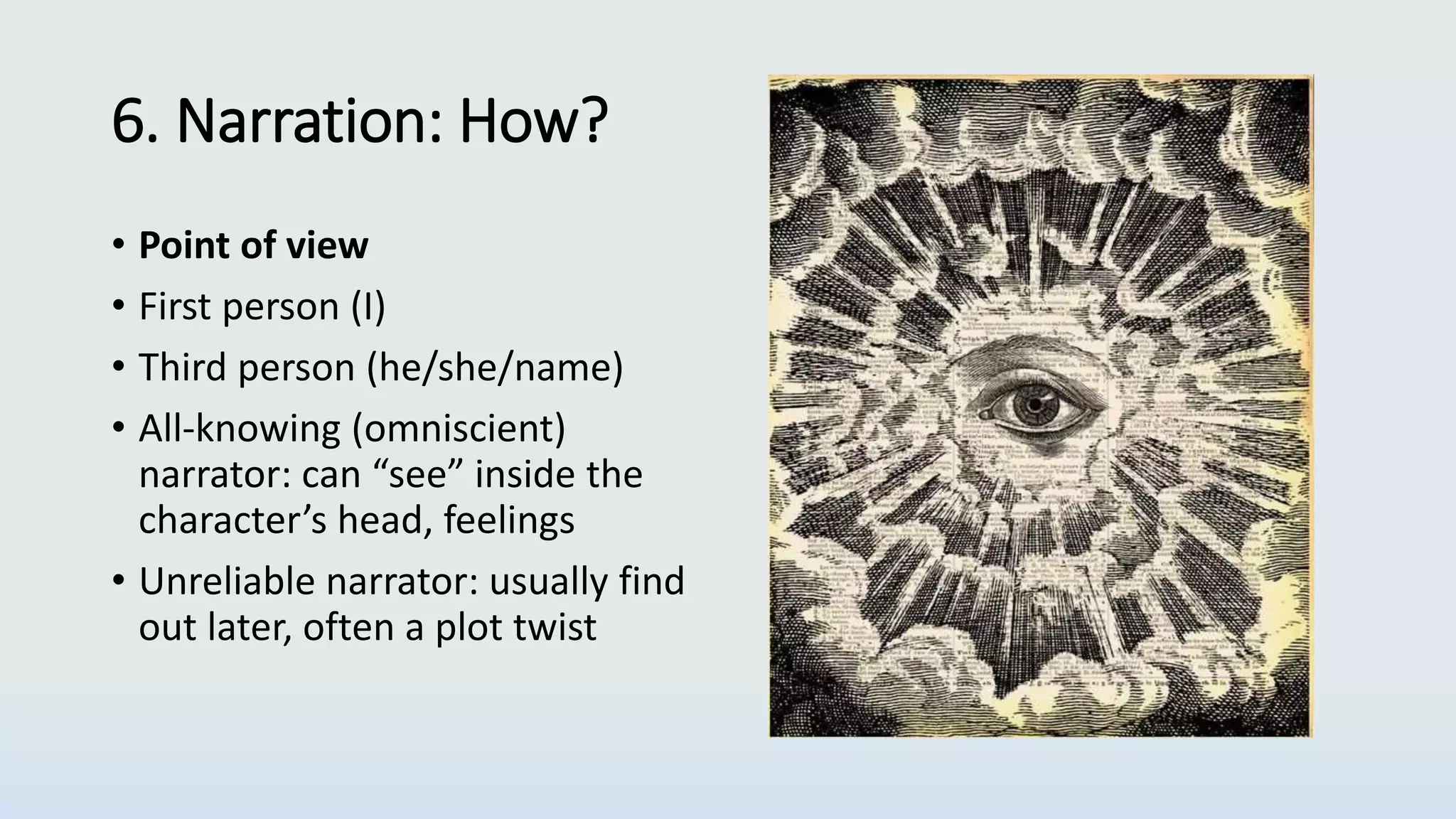 Literature: elements of fiction | PPTX