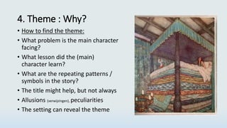 Literature: elements of fiction | PPTX