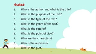 Literature elements of literature | PPSX
