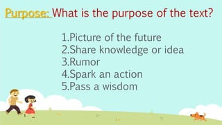 Literature elements of literature | PPSX