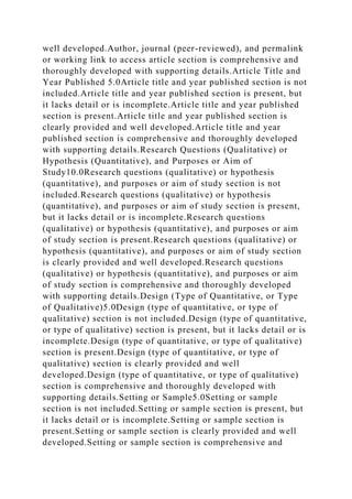 Literature Evaluation Table In nursing practice, accurate identi.docx