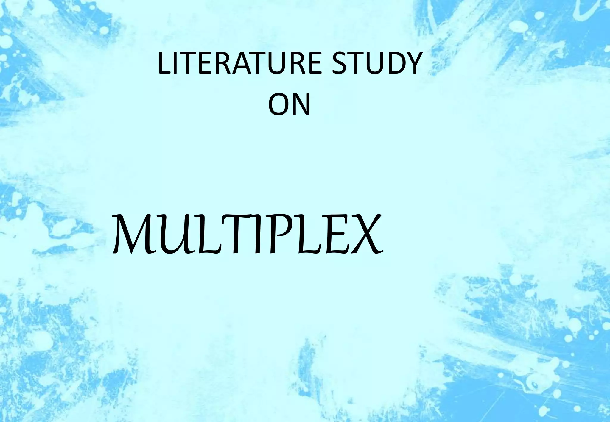 Literature final | PPTX