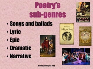 Literature genre 123 | PPT | Biographies | Genres