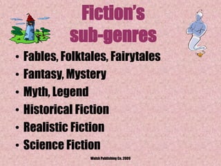 Literature genre 123 | PPT | Biographies | Genres