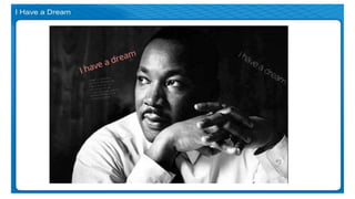 Literature i have a dream powerpoint | PPTX