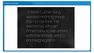 Literature i have a dream powerpoint | PPTX