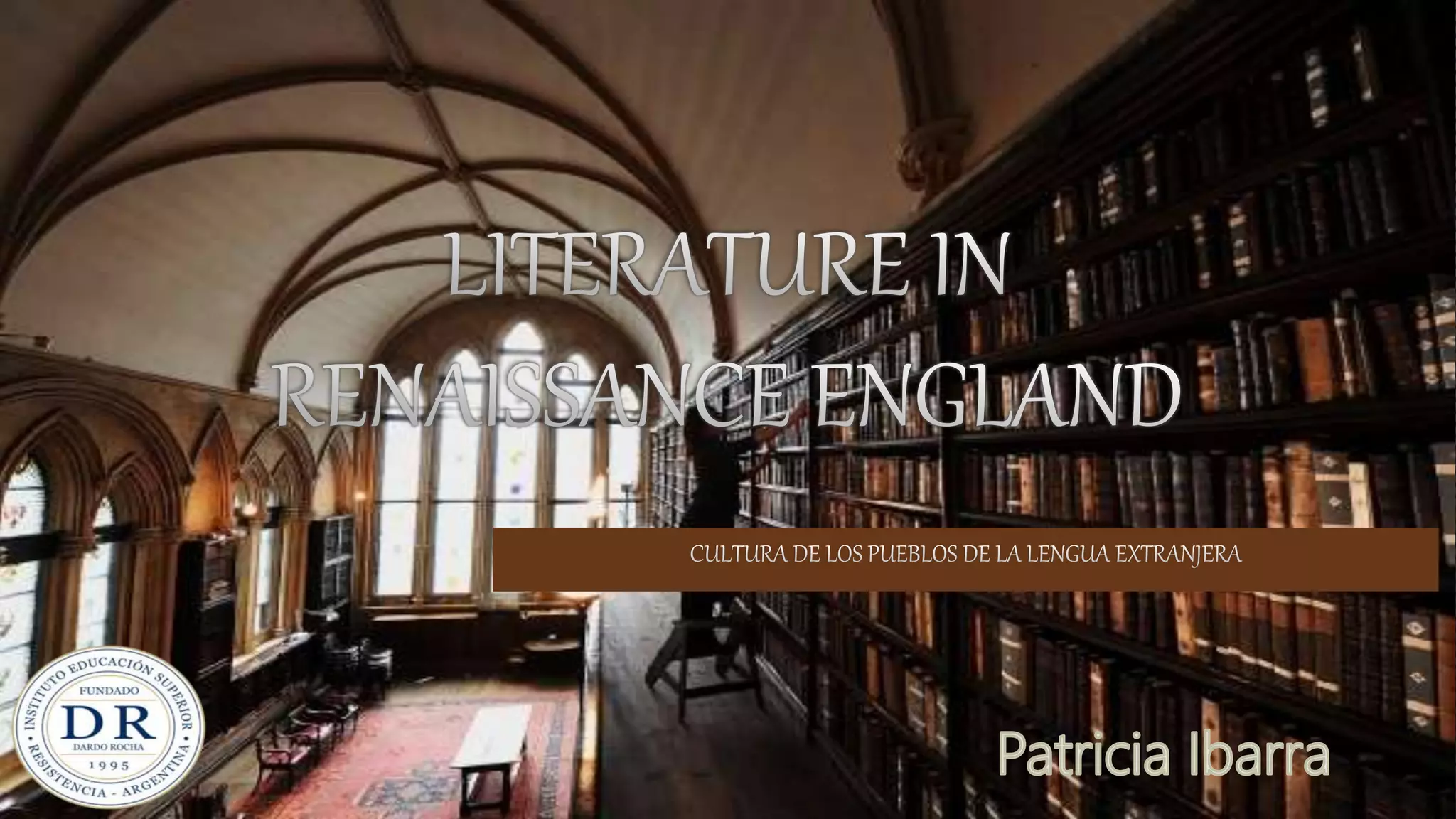 Literature in Renaissance England | PPTX